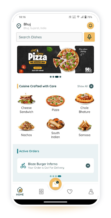 eRestro - Single Vendor Multi Branch Restaurant App | Food Ordering Flutter App with Admin Panel ...